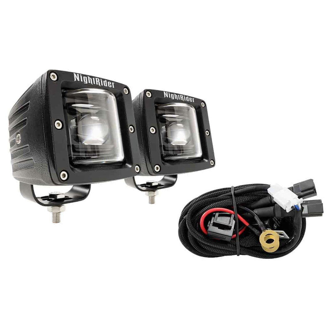3" Cube SAE/DOT LED Fog Light Kit - NSF01 – Northern Light Bars USA